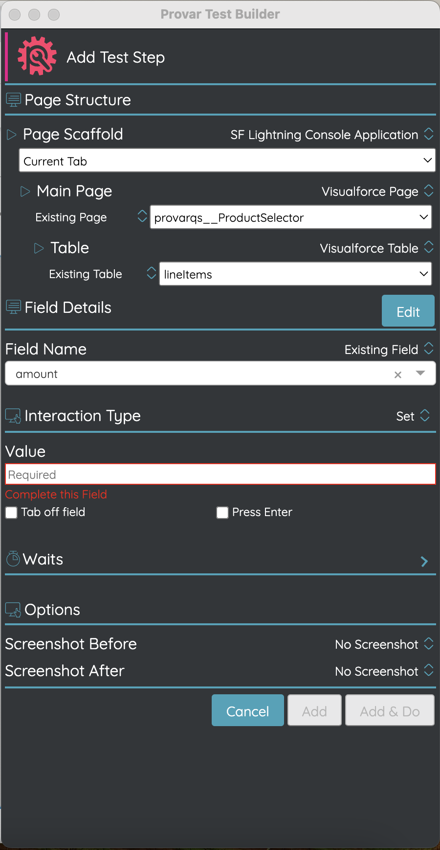 Salesforce Console Testing Provar Documentation